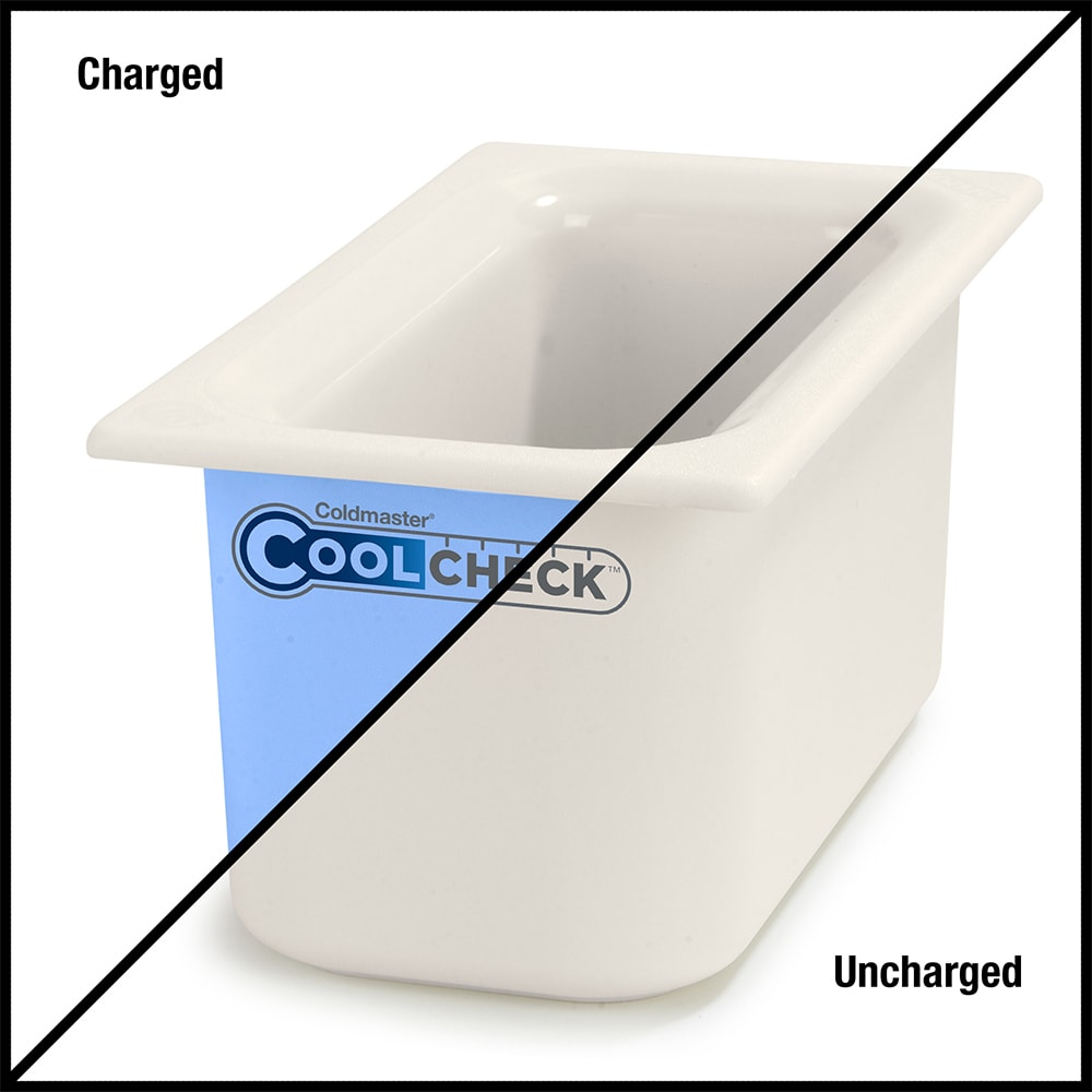 Carlisle CM1102C1402 1/3 Size Coldmaster Coolcheck Food Pan - Plastic ...