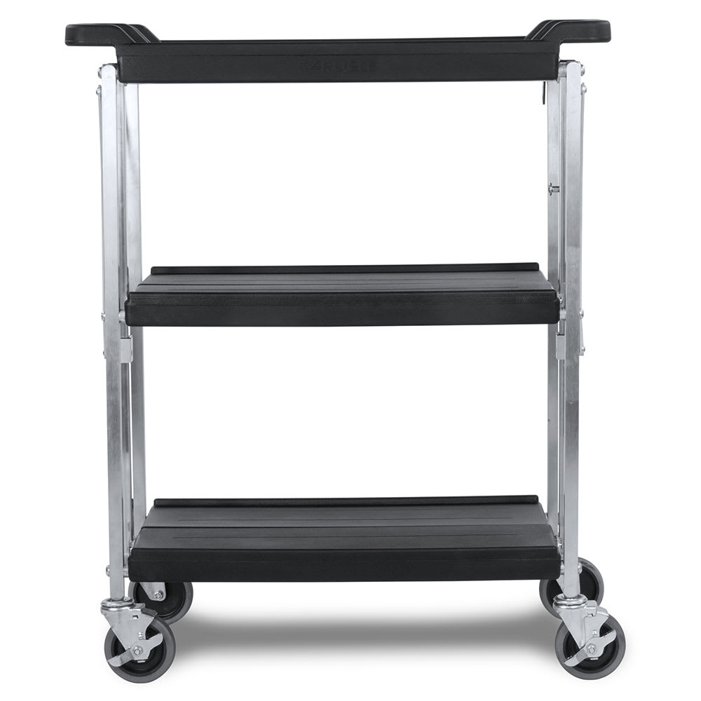 Carlisle SBC152103 3 Level Polymer Utility Cart w/ 350 lb Capacity ...