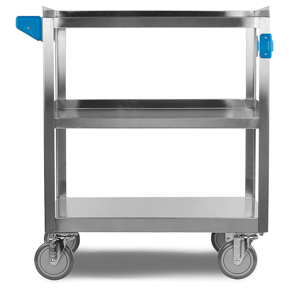Carlisle UC3031827 3 Level Stainless Utility Cart w/ 300 lb Capacity ...