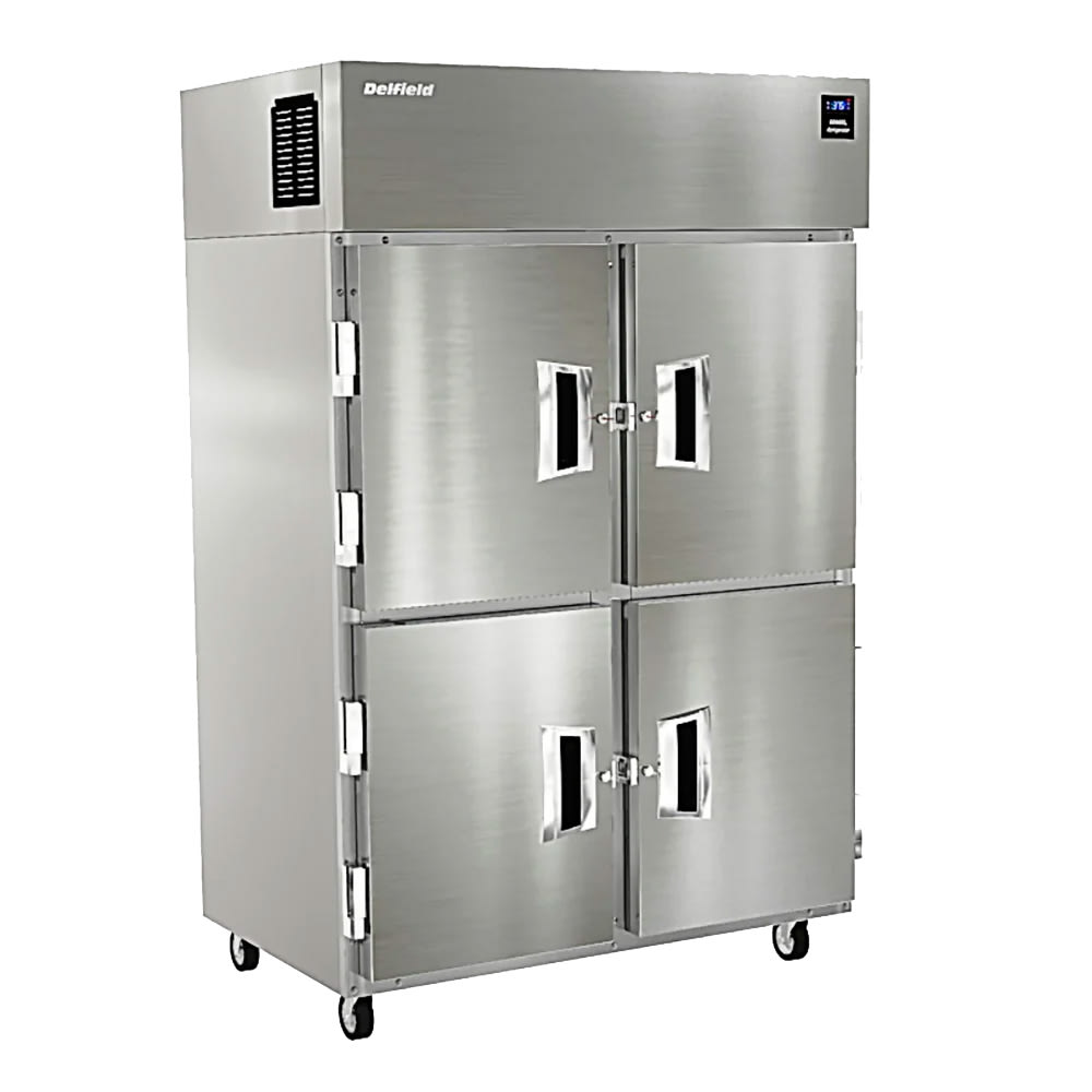 Delfield 6051XL-SH 51" Two Section Reach-In Refrigerator, (4) Left ...