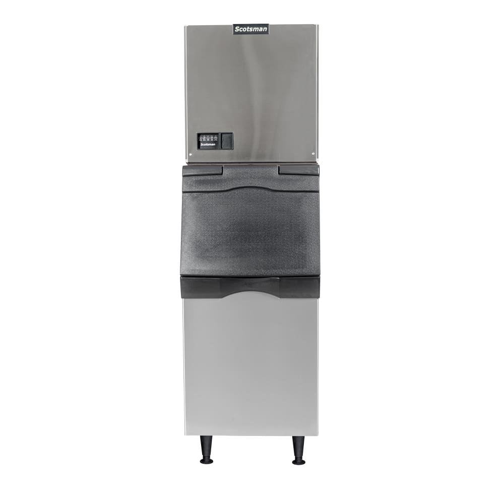 Scotsman MC0322MW-1/B322S 366 lb Full Cube Ice Machine w/ Bin - 370 lb ...