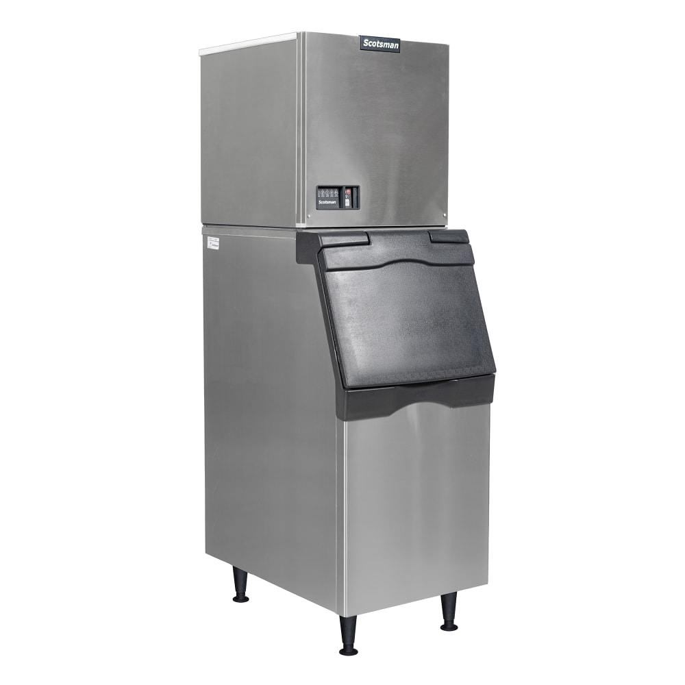 Scotsman MC0322MW-1/B322S 366 lb Full Cube Ice Machine w/ Bin - 370 lb ...