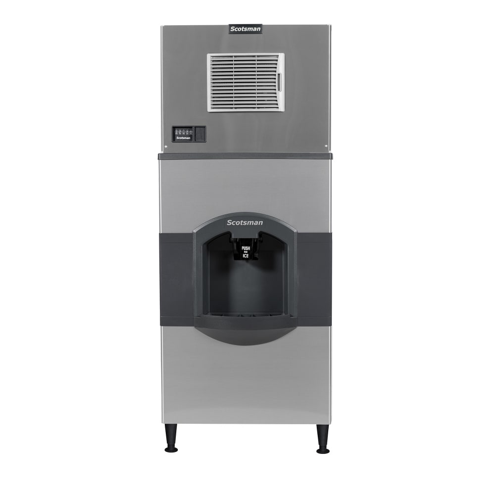 Scotsman C0330MA-1/HD30B-1 400 lb Full Cube Ice Maker w/ Ice Dispenser ...