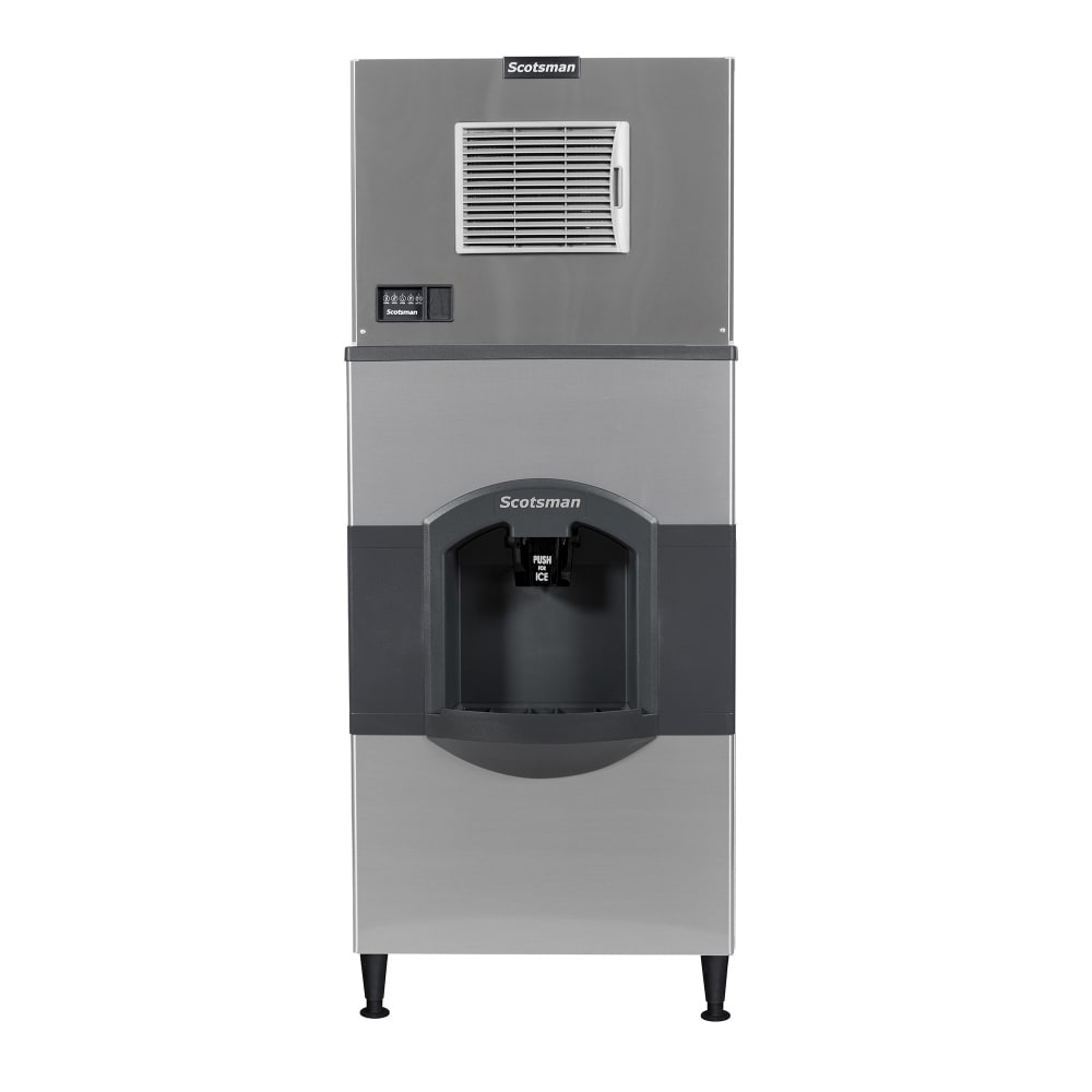 Scotsman C0530SA-1/HD30B-1 525 lb Half Cube Ice Maker w/ Ice Dispenser ...