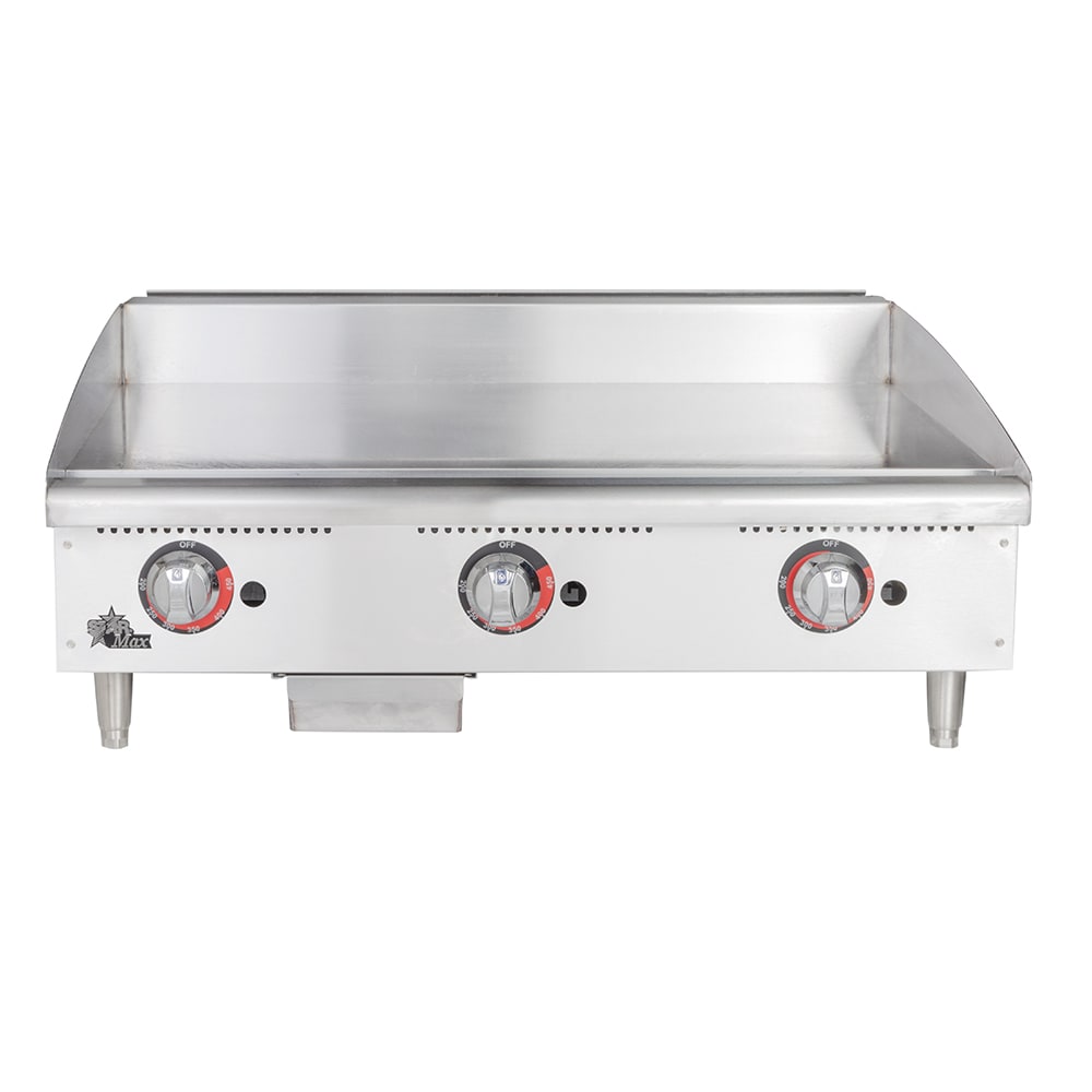 Star 636TF 36" Gas Griddle w/ Thermostatic Controls - 1" Steel Plate ...