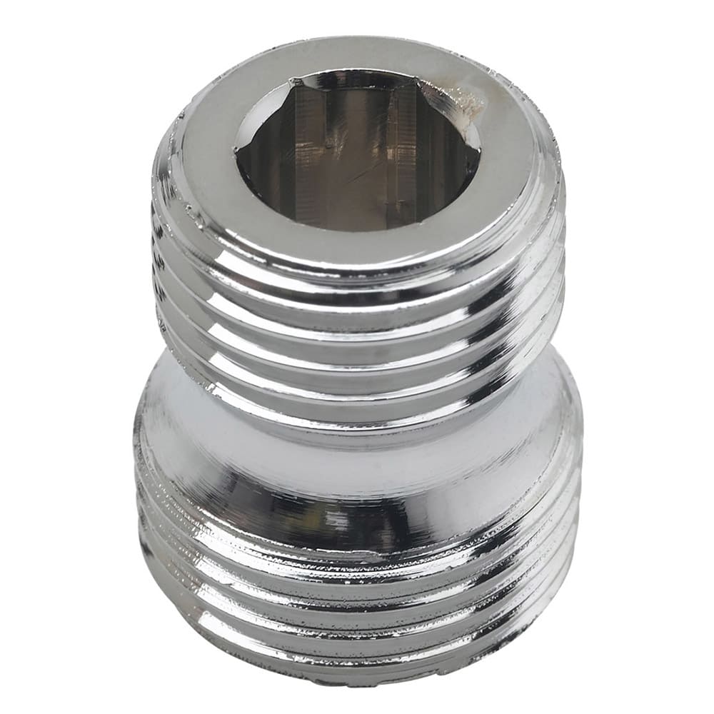 T&S 055A 1/2" Male Adapter for Pre-Rinse Spray Hose - Brass, Chrome Plated