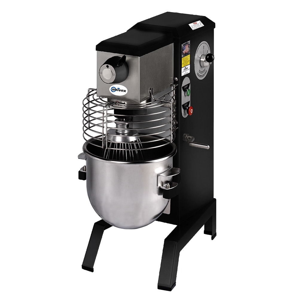 Univex SRM20+-BLK 20 qt Planetary Mixer - Bench Model, 1/2 HP, Black ...