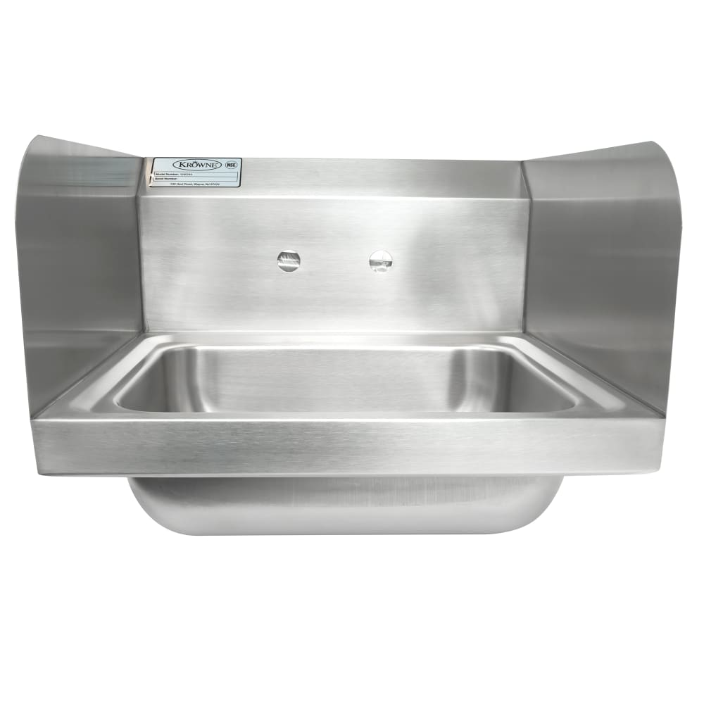 Splash HS-GF-SS-14-10-5 Wall Mount Commercial Hand Sink w/ 13 3/4"L x 9 ...