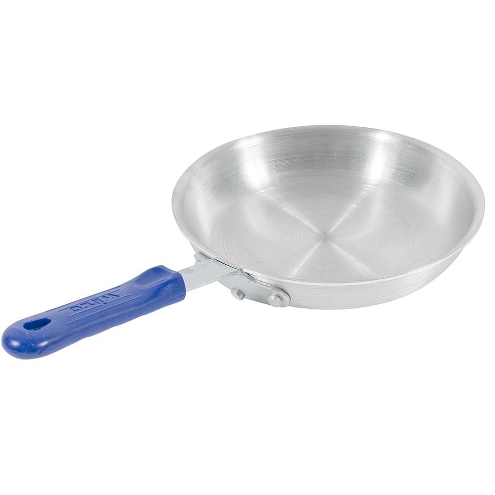 Winco AFP-10A-H 10" Aluminum Frying Pan w/ Solid Silicone Handle
