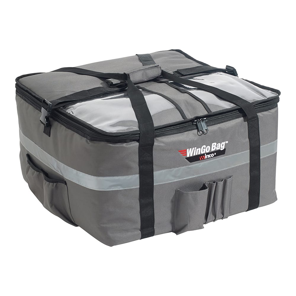 Winco BGCB-2212 WinGo Bag™ Insulated Food Delivery Bag - 22"W x 22"D x ...