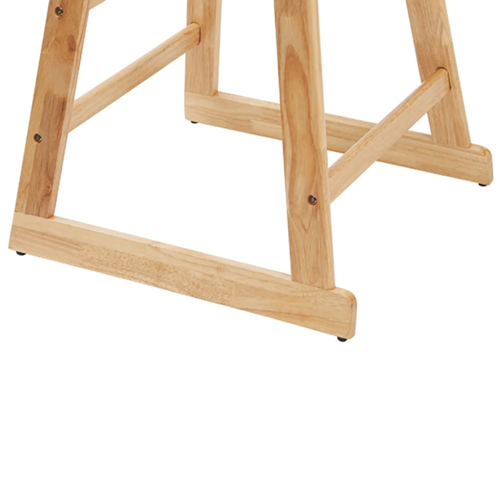 Winco CHH-601 32" Stackable Wood High Chair w/ Waist Strap - Rubberwood ...