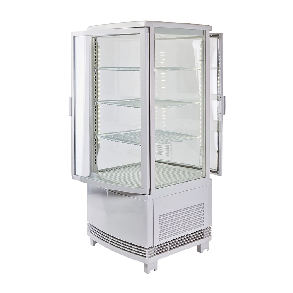 Winco CRD-1 17" Countertop Refrigerator w/ Pass Thru Access - Swing ...