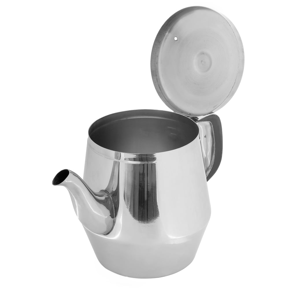 Winco JB2932 32 oz Teapot w/ Gooseneck - Stainless Steel, Mirror Finish