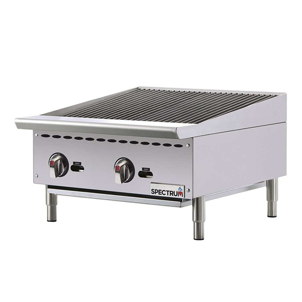 Winco NGCB-24R 24" Gas Charbroiler w/ Cast Iron Grates, Natural Gas ...