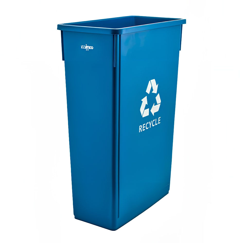 Winco PTC-23L 23 gal Multiple Materials Recycle Bin - Indoor