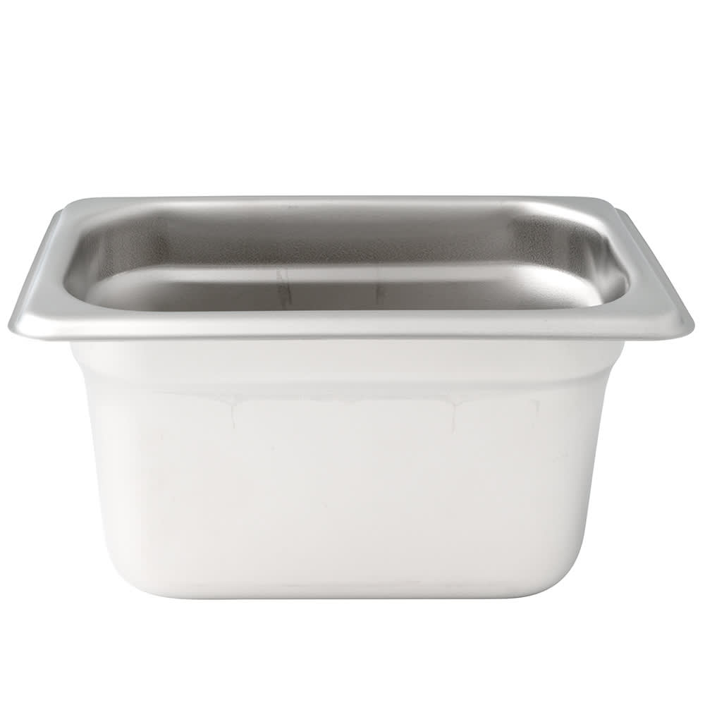 Winco SPJL-904 Ninth Size Steam Pan, Stainless