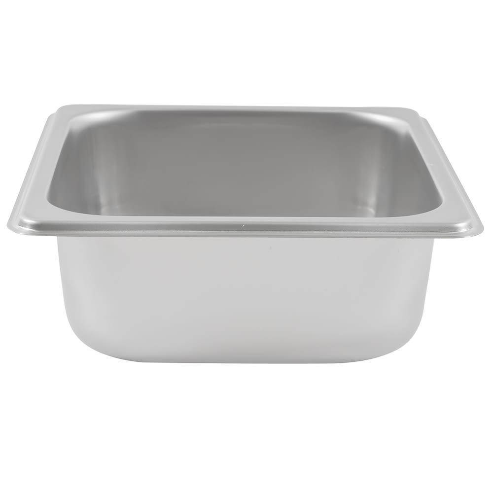 Winco SPS2 Sixth Size Steam Pan, Stainless