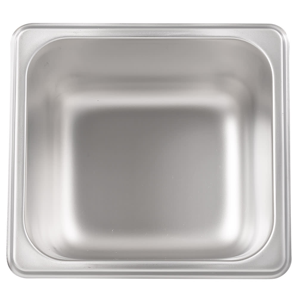 Winco SPS4 Sixth Size Steam Pan, Stainless
