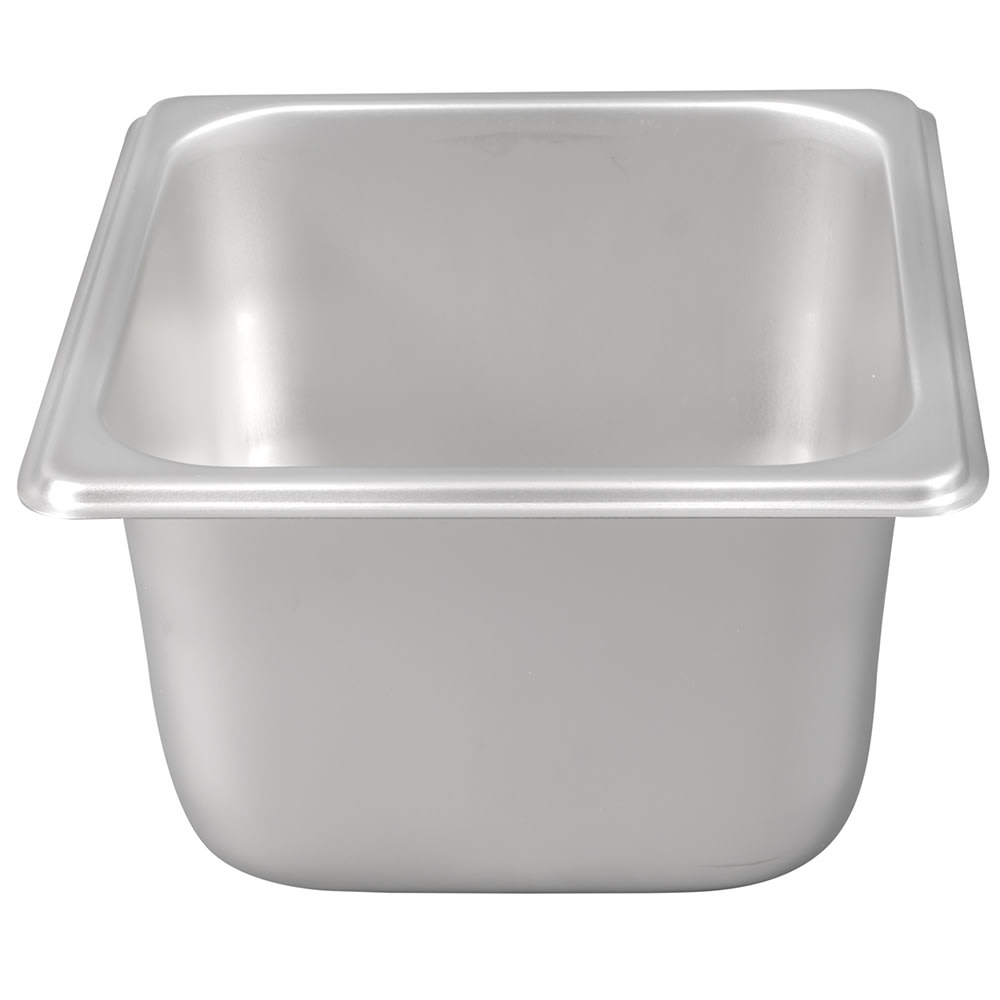 Winco SPS4 Sixth Size Steam Pan, Stainless