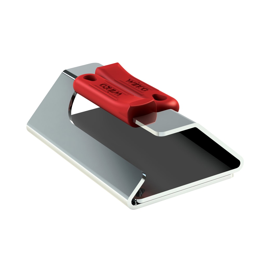 Winco SWS-74 Stackable Steak Weight, 4" x 7 1/2", Stainless Steel