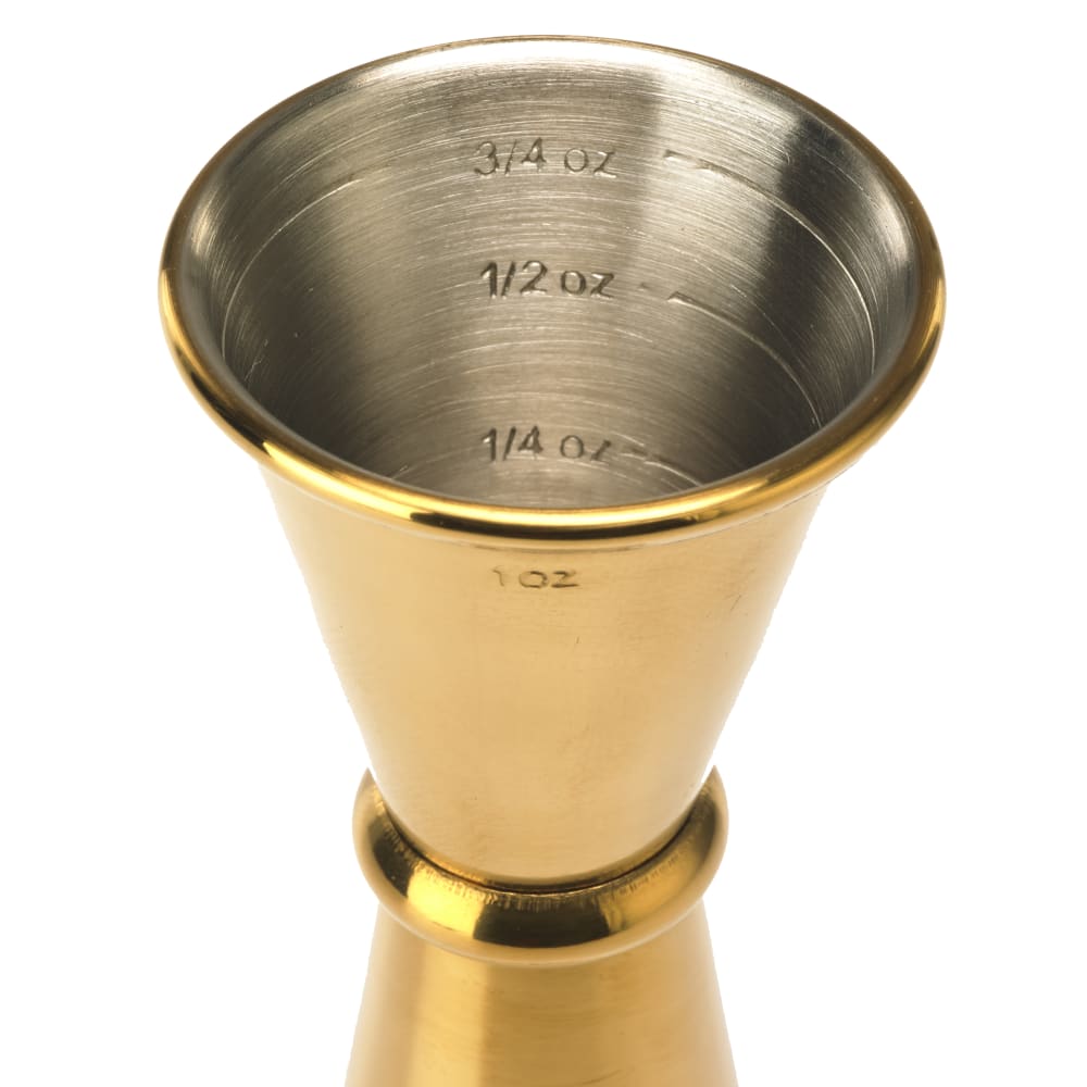 Barfly M37005GD Double Japanese Style Jigger - 1 oz & 2 oz, Stainless