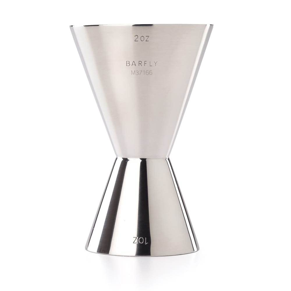 Barfly M37166 SuperFly™ Heavy Duty Jigger - 1 oz & 2 oz, Stainless