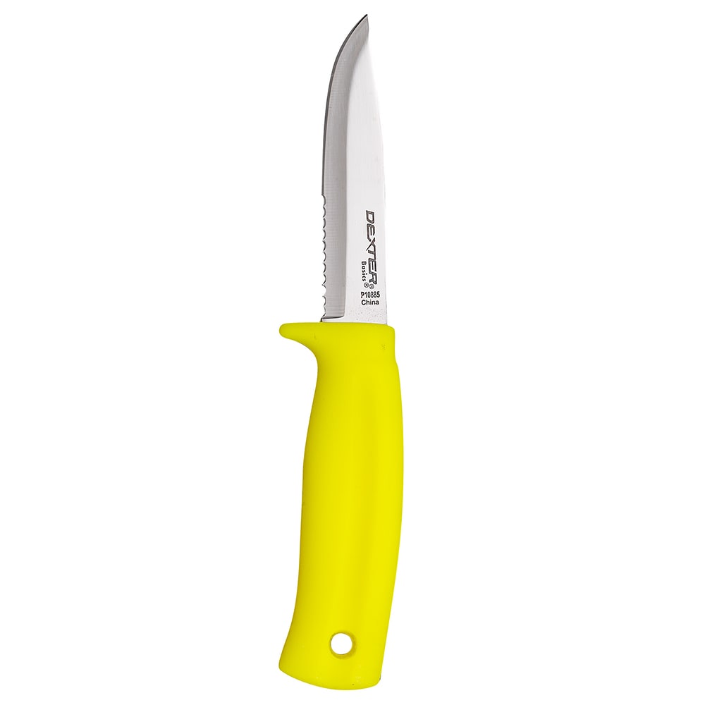 Dexter Russell P10885 4" Net Knife w/ Polypropylene Yellow Handle ...