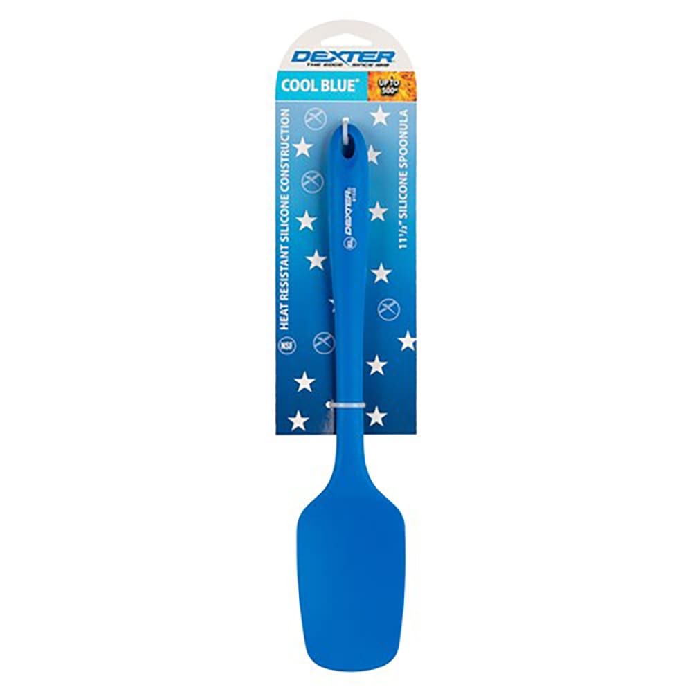Dexter Russell 91532 11 1/2" Scraper Spatula - Silicone, Blue