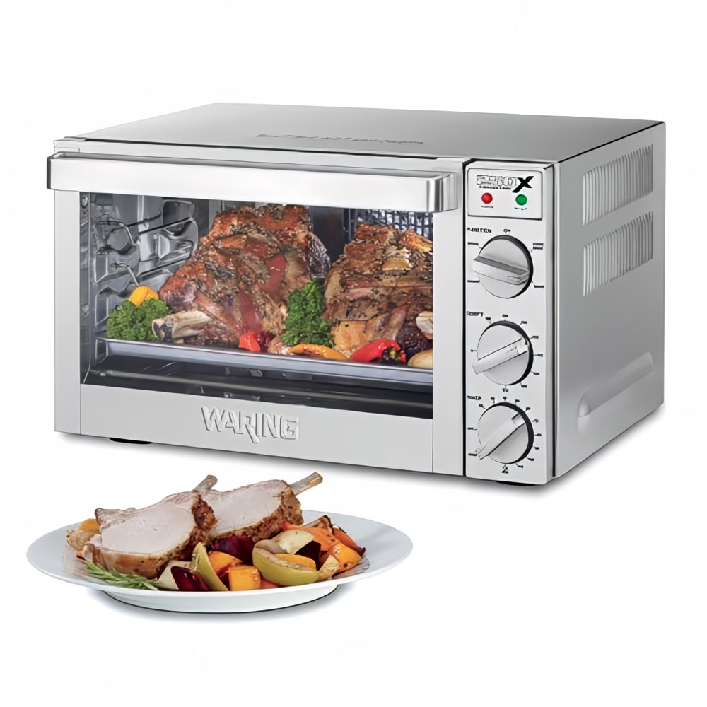 Waring WCO250X Quarter-Size Countertop Convection Oven, 120v