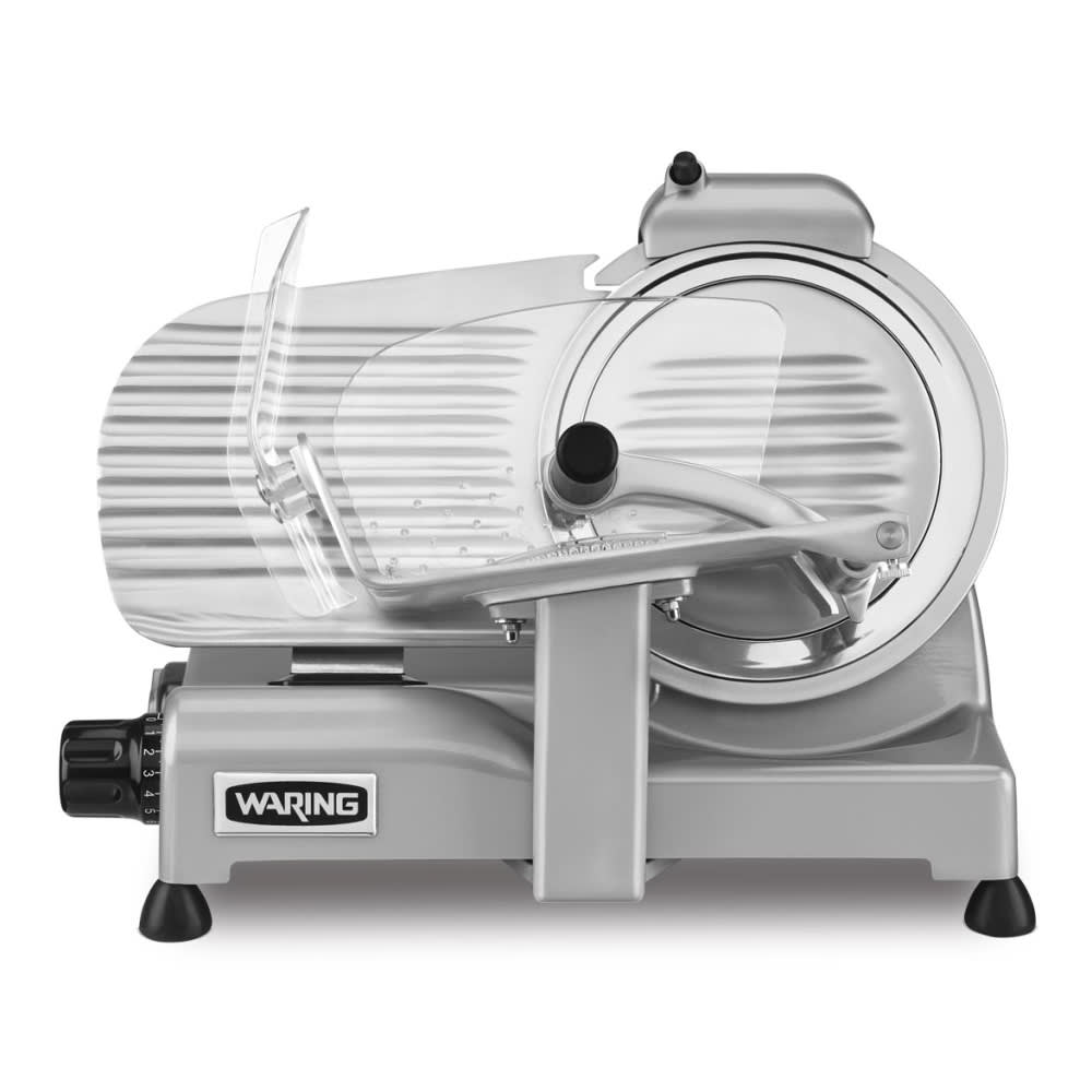 Waring WCS220SV Manual Meat & Cheese Slicer w/ 8 1/2" Blade, Belt ...
