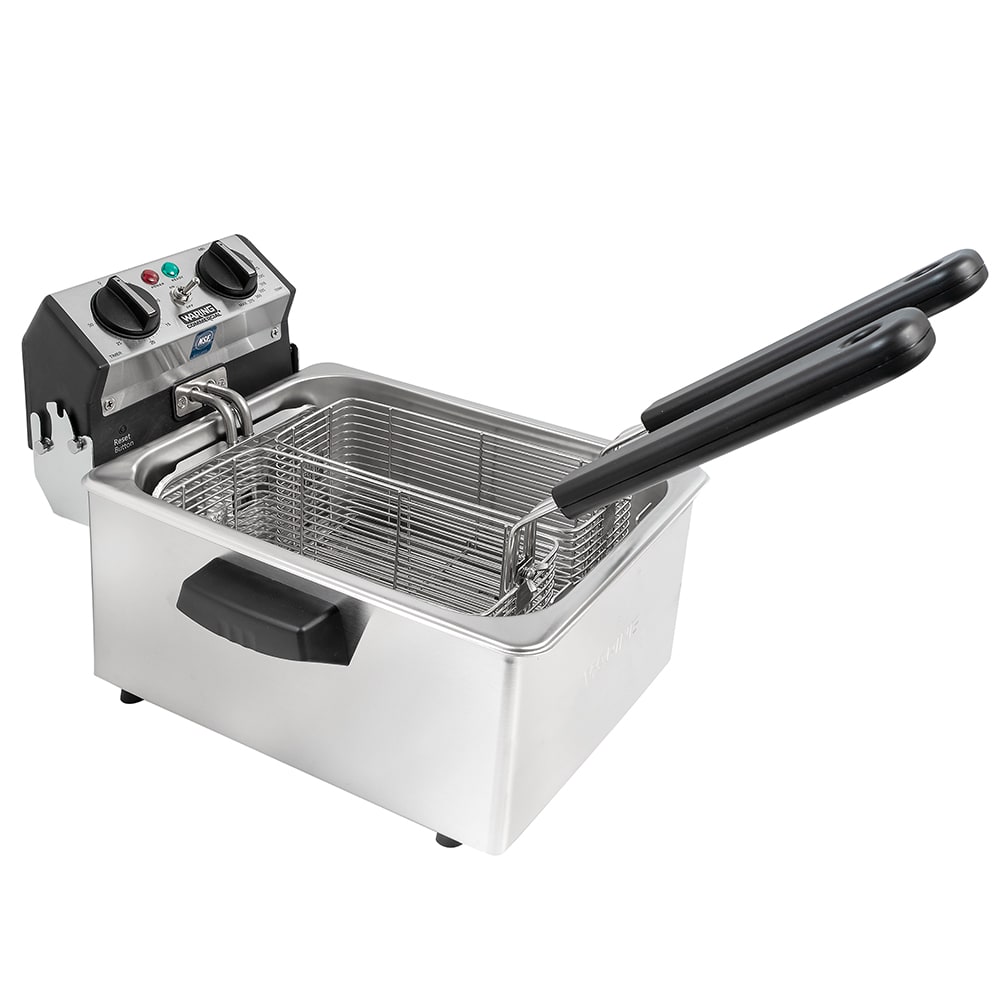 Waring WDF75RC Countertop Electric Fryer - (1) 8 1/2 lb Vat, 120v