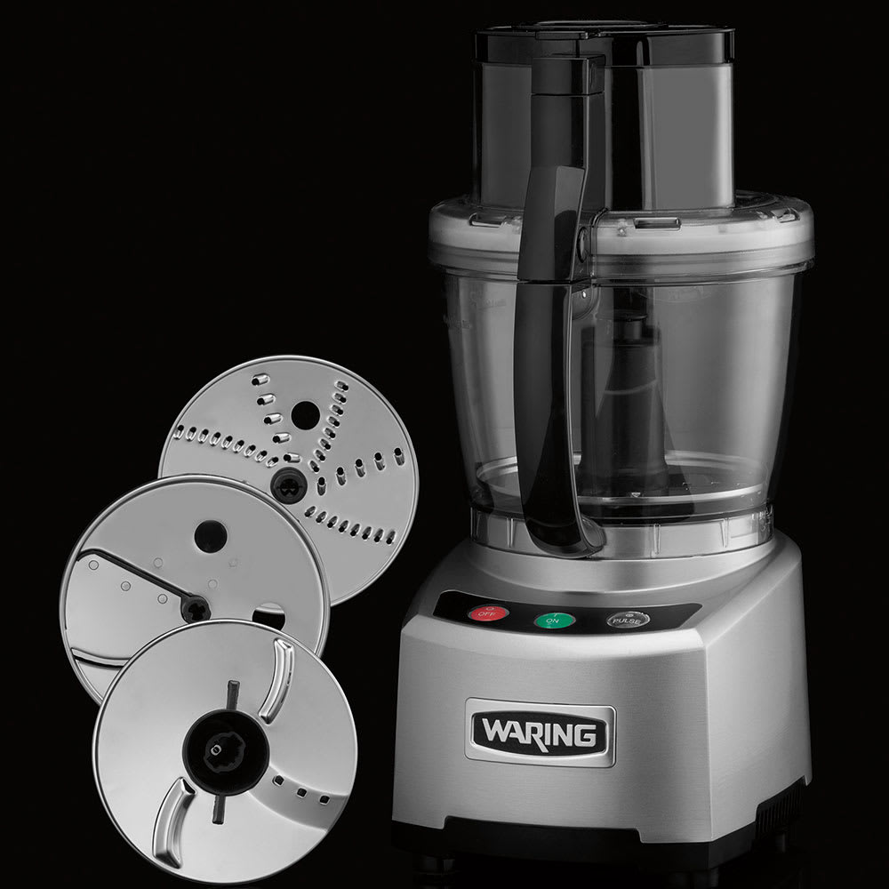 Waring WFP16S 1 Speed Batch/Bowl Food Processor w/ 4 qt Bowl, 120v