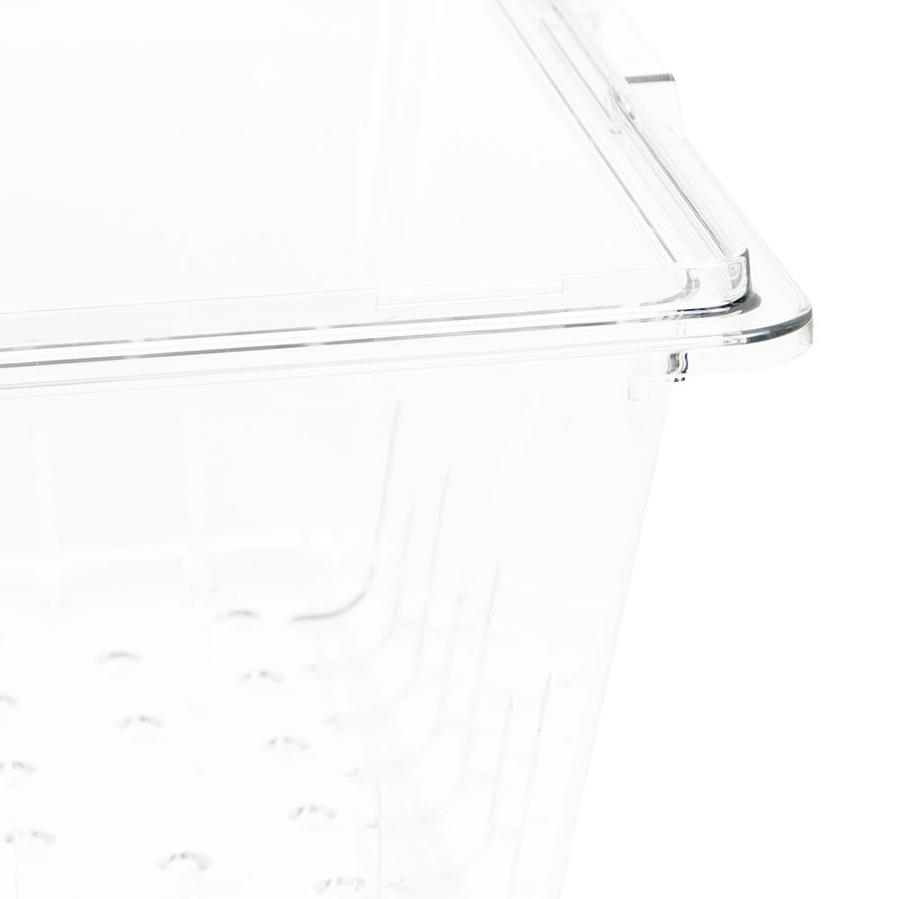 Cambro 18268CLRCW135 Camwear Colander - Full Size, 8"D, Clear