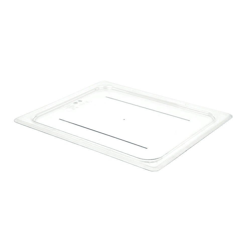 Cambro 20CWC135 Camwear Food Pan Cover - Half Size, Flat, Clear