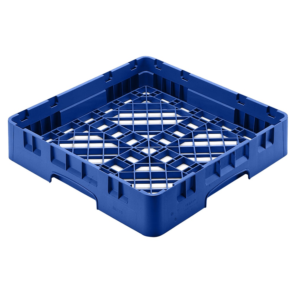 Cambro BR258186 Camrack Base Rack - Full Size, 1 Compartment, 4"H, Navy ...