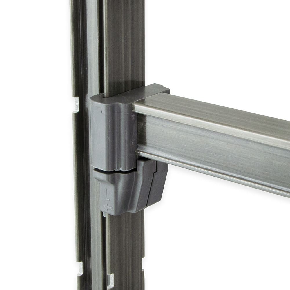 Cambro CBU244272V4580 Polymer Louvered Shelving Unit - 42"L x 24"W x 72"H