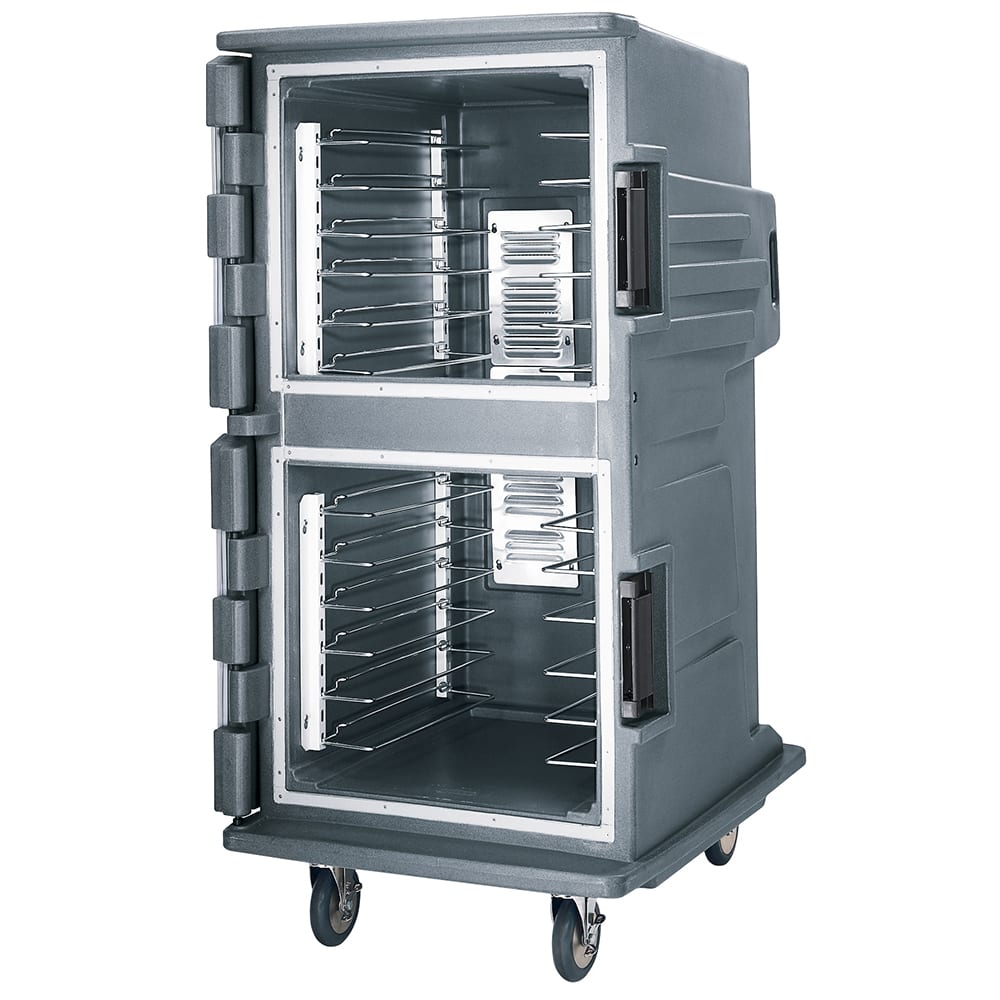 Cambro CMBHC1826TBF191 Camtherm® Hot/Cold Cart - Thermometer, Granite ...