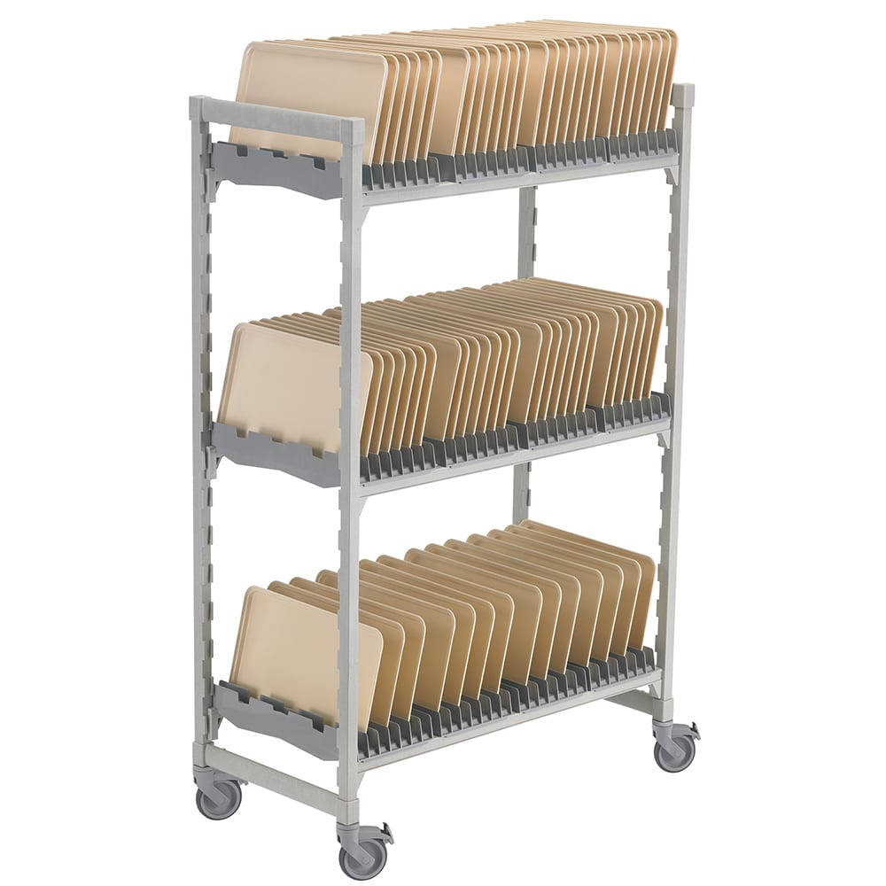 Cambro CPMU244875DRPKG 3 Level Mobile Drying Rack for Trays