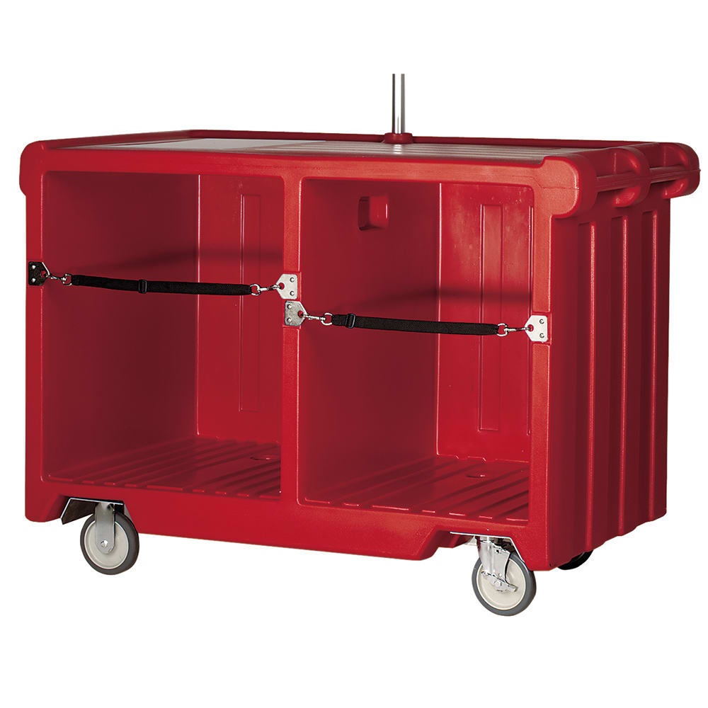Cambro CVC55158 Food Cart w/ Cover & Cutting Board, 55 3/16"L x 31 1/4 ...