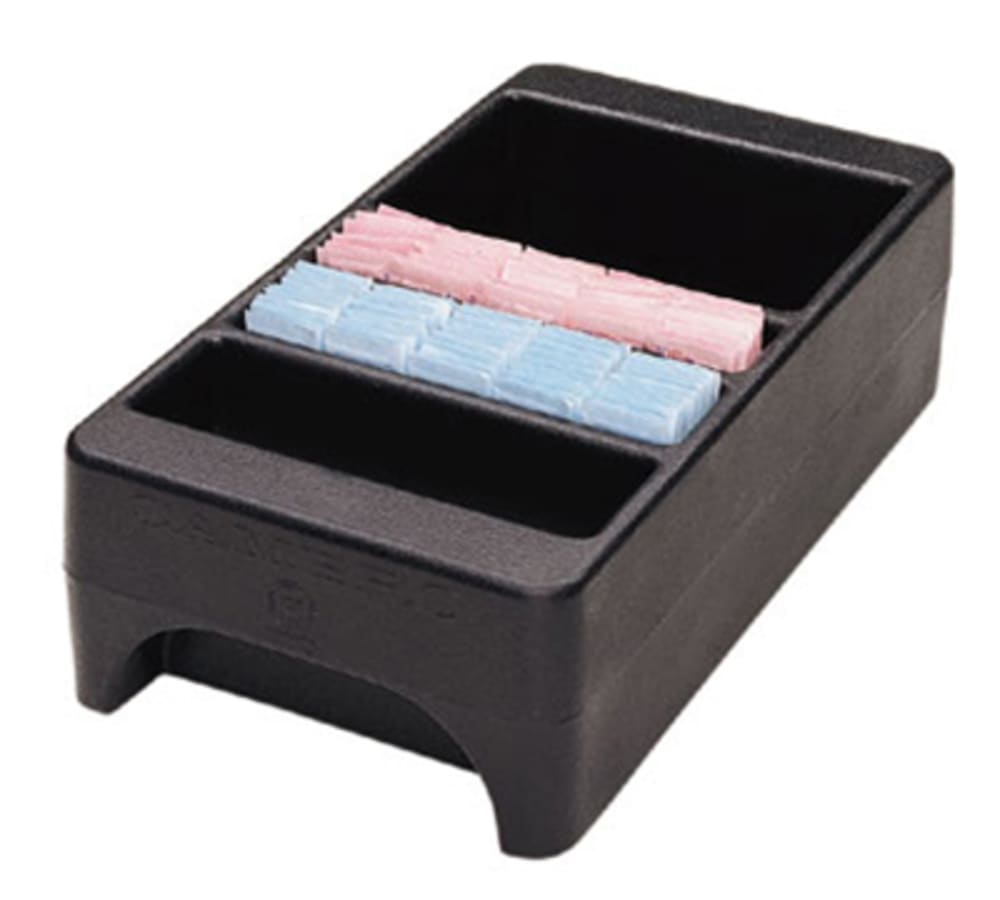 Cambro LCDCH401 Camtainer Condiment Holder - 16 1/2x8 3/4x5" Slate Blue