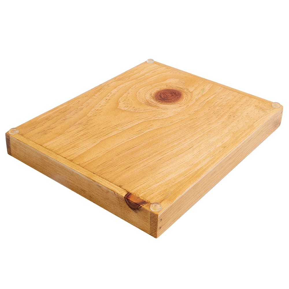 Cal-Mil 1367-10-99 Rectangular Serving Tray - 12" x 9 1/4", Reclaimed Wood