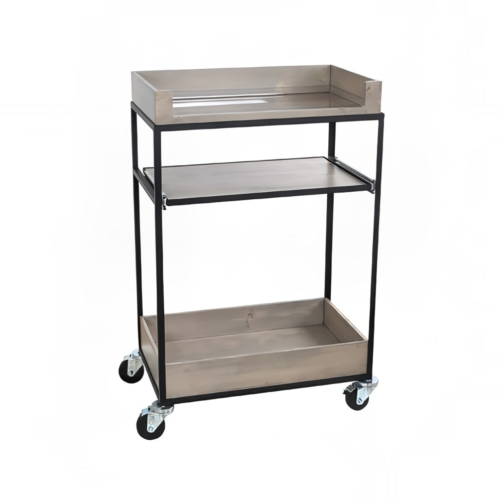 Cal-Mil 3461-110 Beverage Service Cart w/ (3) Levels - 27"W x 16"D x 41 ...