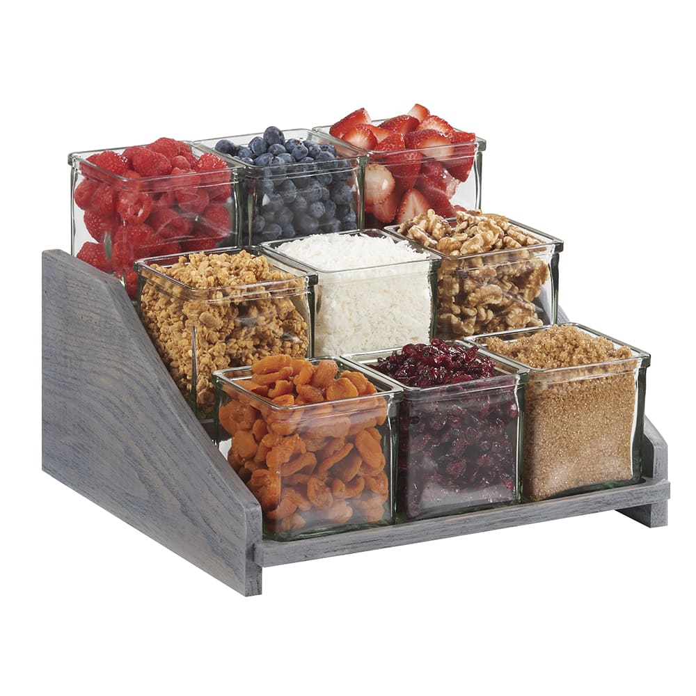 Cal-Mil 3831-83 3 Tier Condiment Display Stand - 13 1/8"L x 12 1/2"W ...