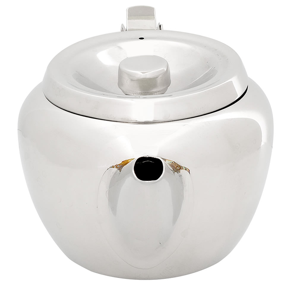 Browne 515152 Stackable Teapot , 12 oz, 18/8 Stainless Steel, Stackable