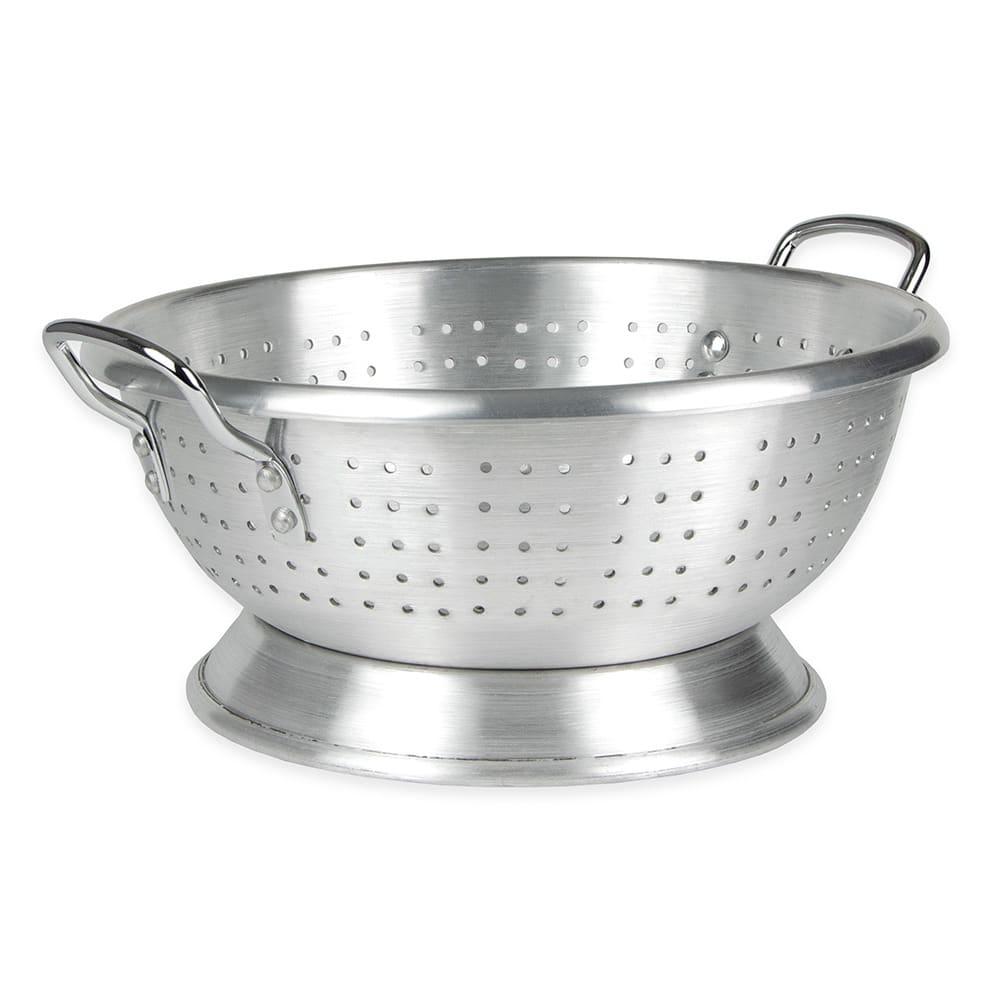 Browne 5811611 10 2/5 qt Colander w/ 15" Bowl Diameter, Aluminum