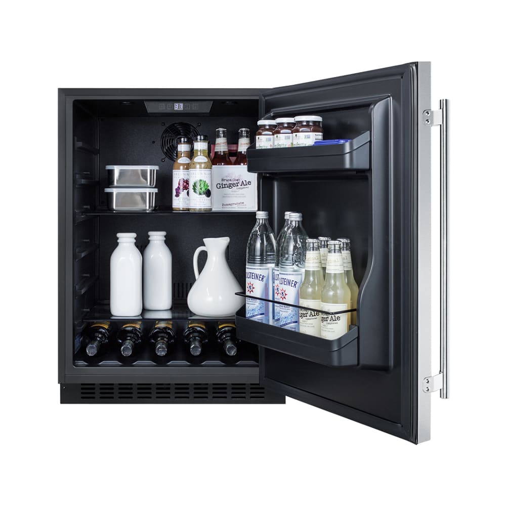 Summit AL54 23 5/8" W Undercounter Refrigerator w/ (1) Section & (1 ...