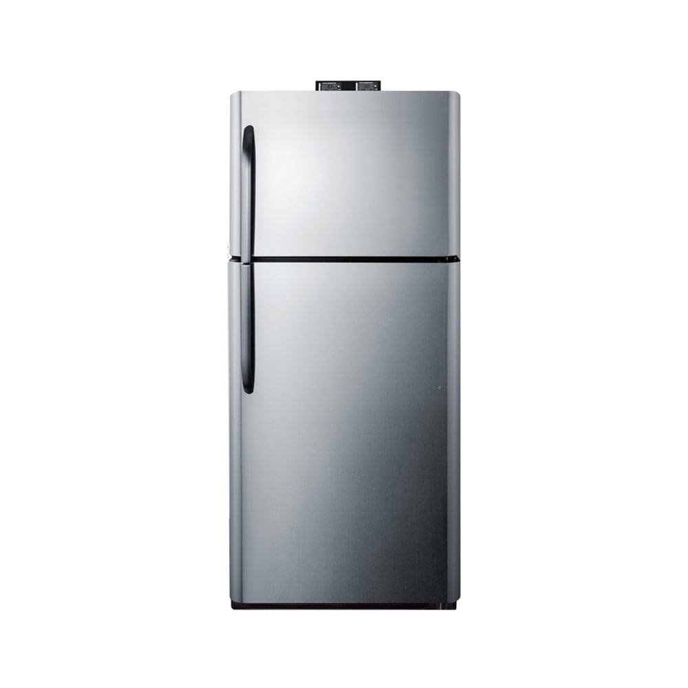 Summit BKRF21SS 30" Break Room Refrigerator/Freezer - Black/Stainless, 115v