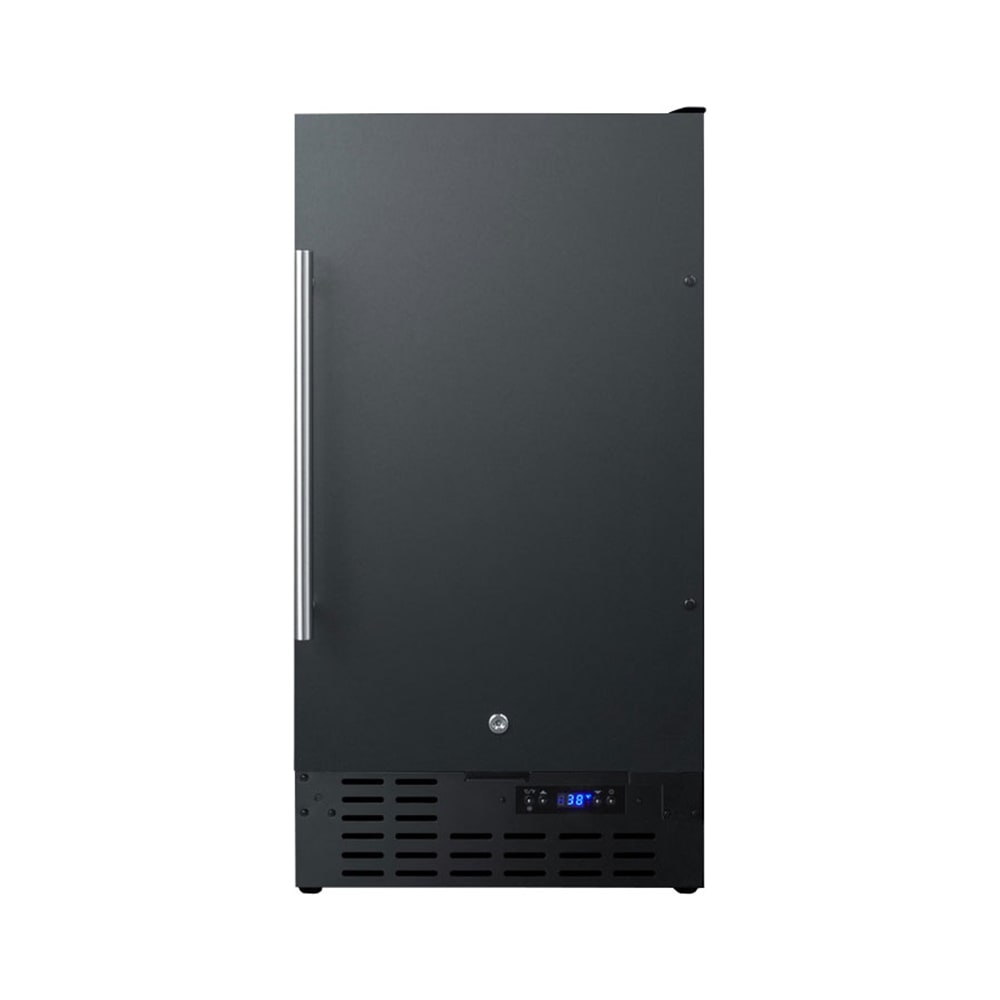 Summit FF1843B 18" Undercounter Refrigerator w/ (1) Door - Black, 115v