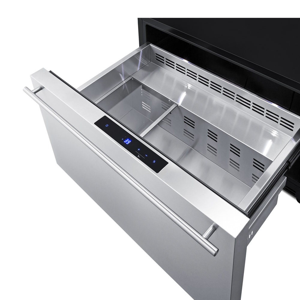 Summit SDR30 29 1/2" One Section Drawer Refrigerator - Stainless Steel ...