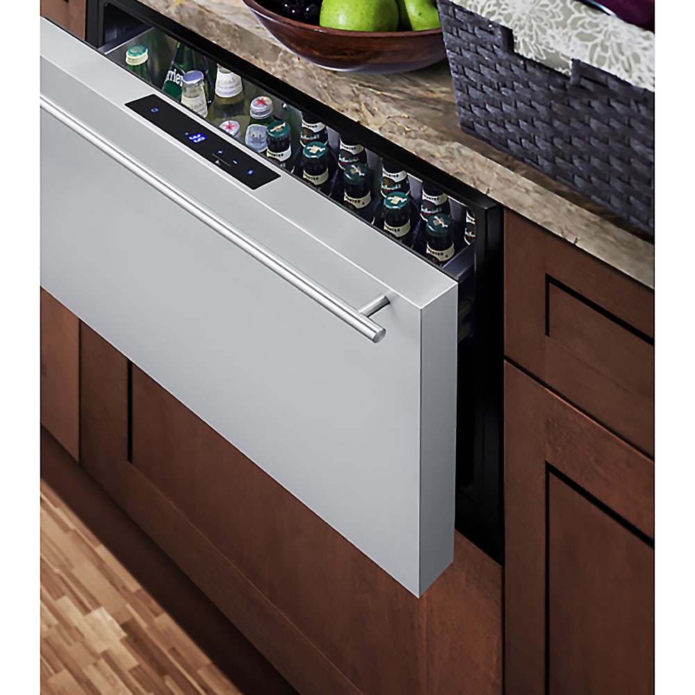 Summit SDR30 29 1/2" One Section Drawer Refrigerator - Stainless Steel ...
